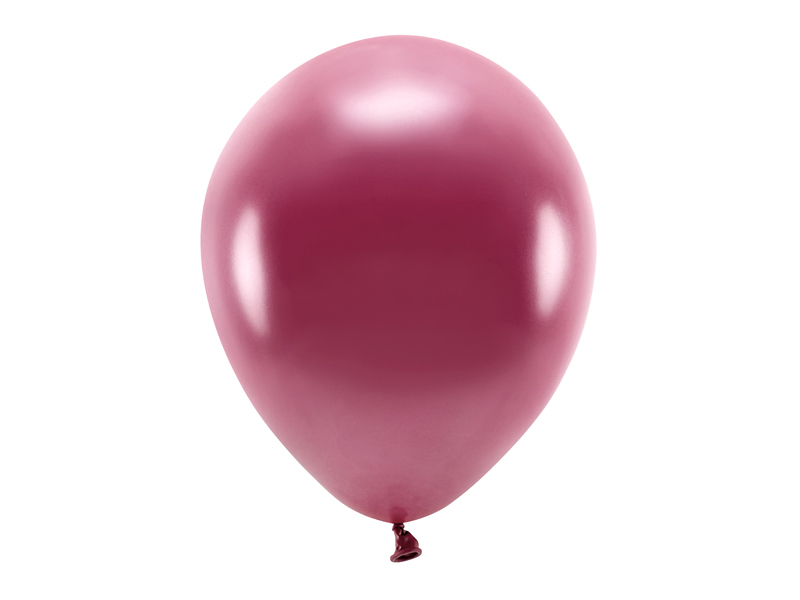 Eco Balloons 30cm metallic, deep red (1 pkt / 100 pc.) - Designer ...