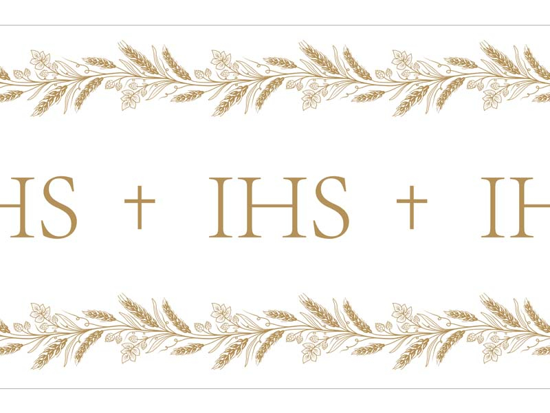 Table Runner ''IHS'', Nonwoven Fabric, 40 x 500 cm - Designer ...